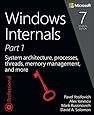 Amazon.com: Windows Internals, Part 1: System architecture, processes, threads, memory ...