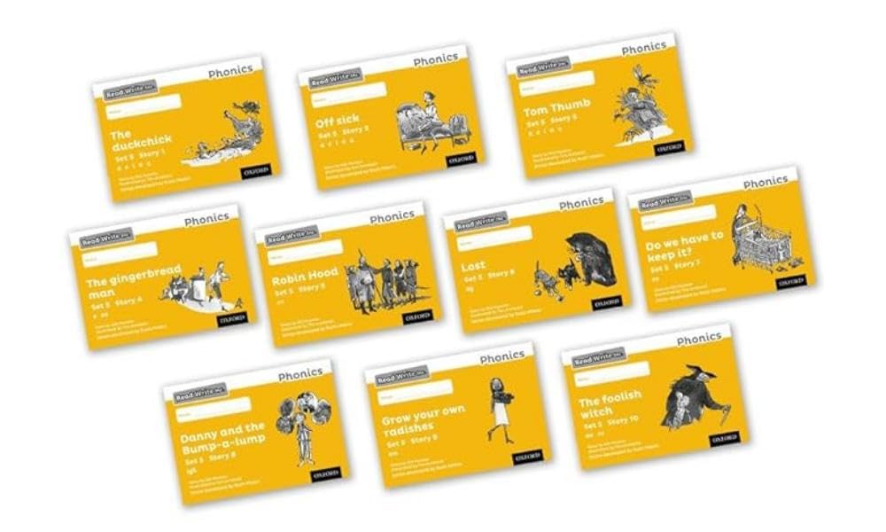 Mua Read Write Inc - Phonics Set 5 Yellow Story Books - Black and White ...