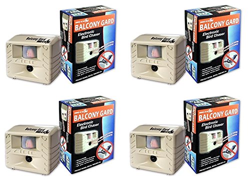 Bird-X Balcony Gard Ultrasonic Bird Repeller (Pack of 4) in Oman | Whizz