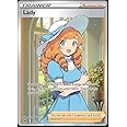 Amazon.com: Pokemon - Lady - 193/196 Lost Origin Full Art Trainer Card ...