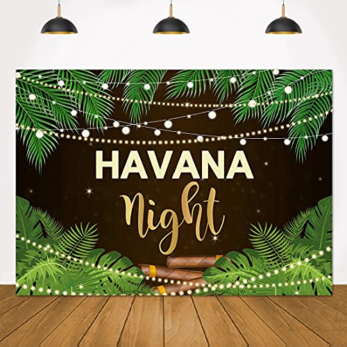Mua Lofaris Havana Nights Backdrop Palm Leaves Adult Birthday Party ...