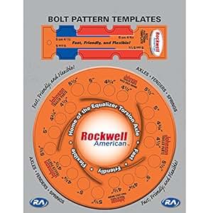 Amazon.com: Johnson Trailer Parts 5 Lug Bolt Pattern Template: Automotive