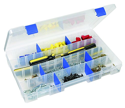 Flambeau 5007 Tuff Tainer See-Through Storage Box, 4 Fixed Compartments ...