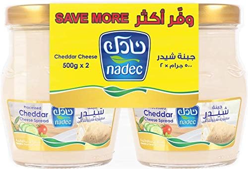 Nadec Cheddar Cheese Jar, 2 X 500 G price in Saudi Arabia | Amazon ...