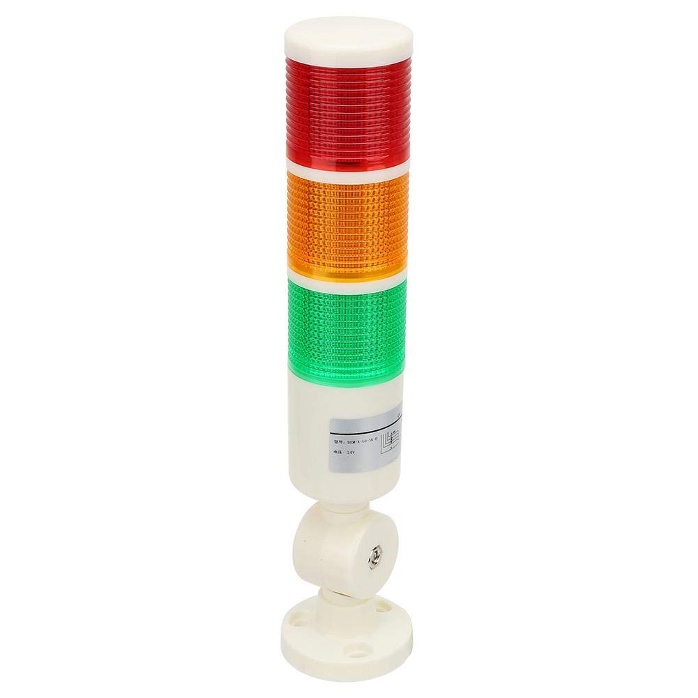 24V CNC Machine Warning Light Red+Green+Orange 3 Color Flashing Bright ...