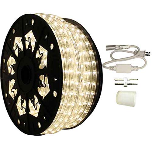 Amazon.com : AQL Dimmable Moon White LED Rope Light Standard Kit, 120 ...