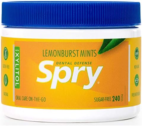 Spry Xylitol Mints, Natural Lemon Burst, 240 Count price in UAE ...