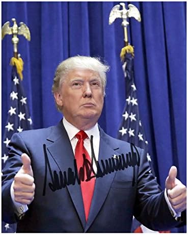 Amazon.com: Photo Donald Trump Autograph Signed 8 x 10: Photographs