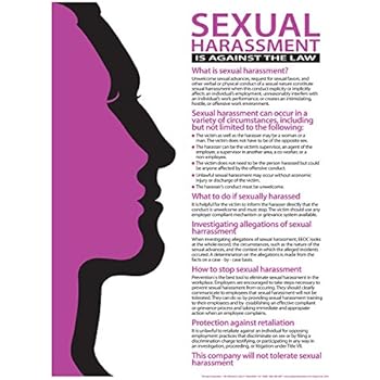 Amazon.com : Workplace Harassment Poster 18" X 24" Poster (18" x 24 ...