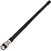 Amazon.com: Bingfu 27MHz CB Radio Antenna Soft Whip Magnetic Base BNC & PL259 Male Compatible ...