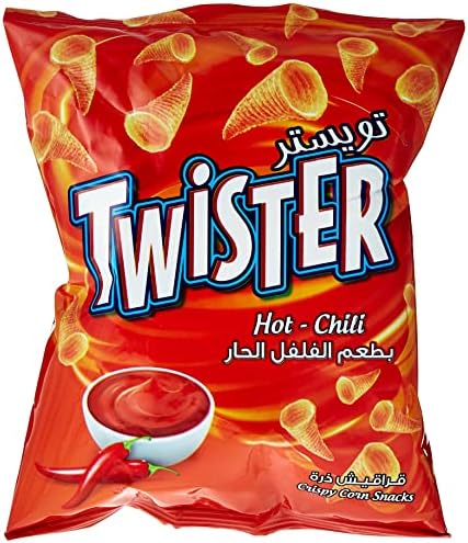 Twister Crispy Corn Chips Chilli Hot, 22 X 13 Gm price in UAE | Amazon ...