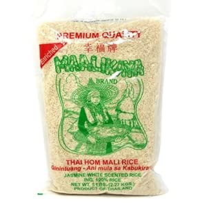 Amazon.com : Malikaya Enriched Thai Hom Mali Rice 5 Lb : Grocery ...
