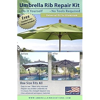 Amazon.com : Patio Umbrella Rib Repair Kit for Aluminum : Garden & Outdoor
