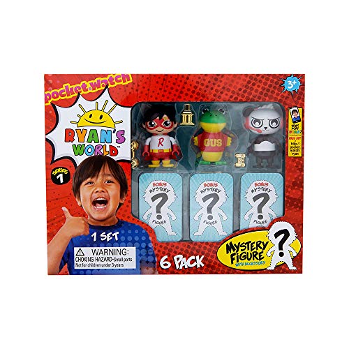 Amazon.com: RYAN'S WORLD 6 Pack Figures, Multi : Toys & Games