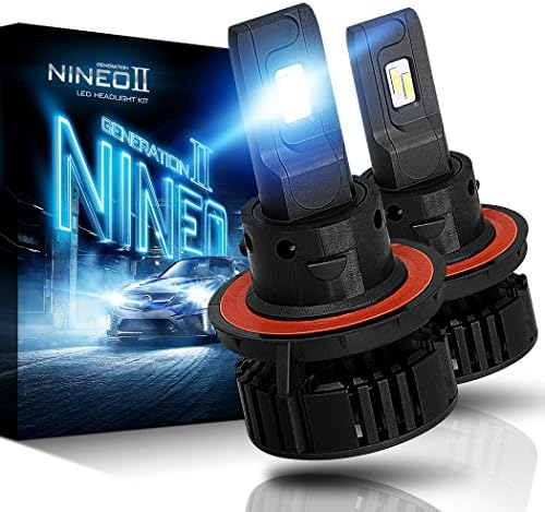 NINEO H13 9008 LED Headlight Bulbs - CREE Chips - 12000Lm 6500K ...