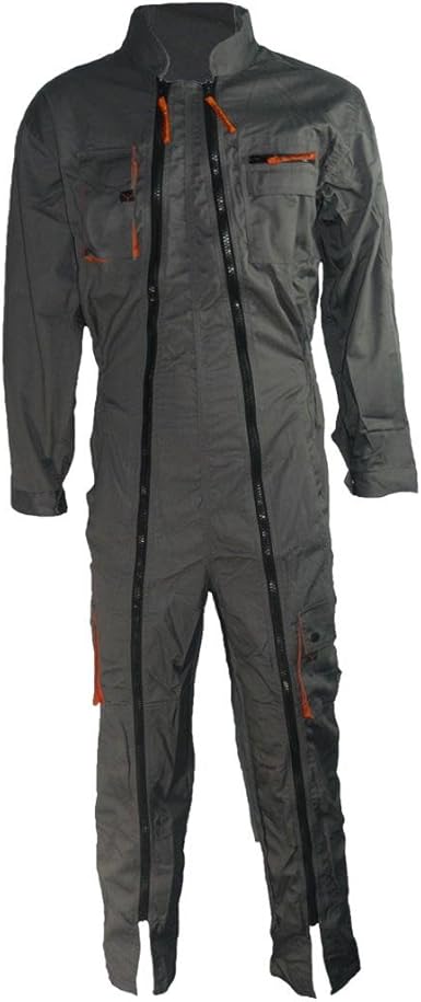 Panoply Mach2 Double Zip Overalls Boilersuit Coveralls (XXL - Chest 46 ...