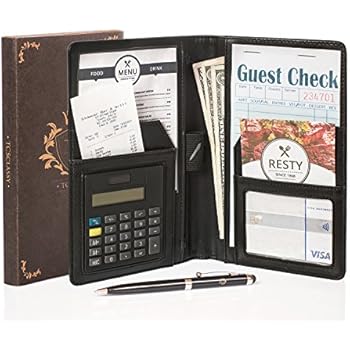 Amazon.com: Server Book for Waitress | Waitress book that fits in ...