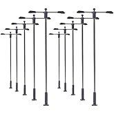 Amazon.com: LQS06 10pcs Model Railway Train Lamp Post Street Lights ...