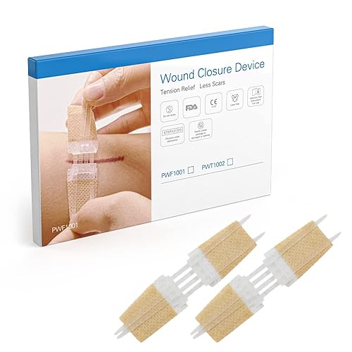 Wound Closure Strips, Sterile First Aid Kit, Zip and Stitch Suture-Free ...