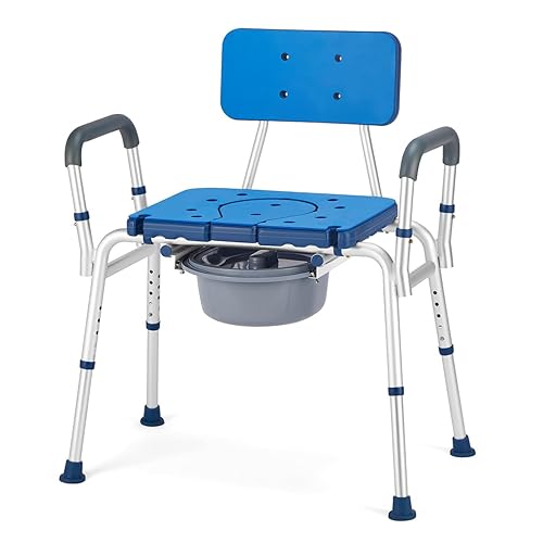 GreenChief 3 in 1 Bariatric Bedside Commode 700LBS, Heavy Duty Commode ...