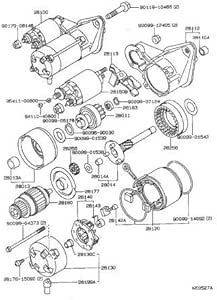 Amazon.com: TOYOTA 28140-26070 Starter Brush Holder Assembly : Automotive