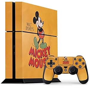 Amazon.com: Mickey Mouse PS4 Console and Controller Bundle Skin - Walt ...