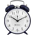 Amazon.com: Herweg Dark Blue Metal Mechanical Alarm Clock : Home & Kitchen