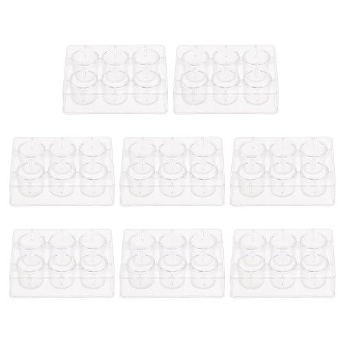 Scicalife 8Pcs Laboratory Reaction Plate 6 Hole Plastic Spot Plate for ...