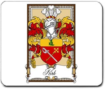 Amazon.com : Kirk Family Crest Coat of Arms Mouse Pad : Office Products