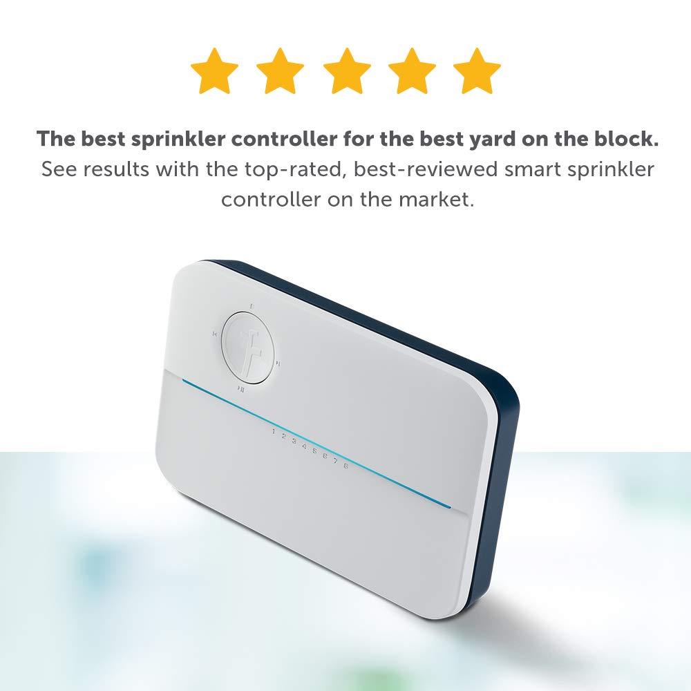 Rachio 3 WiFi Smart Lawn Sprinkler Controller, Works with Alexa, 8-Zone ...