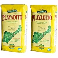 Amazon.com : Yerba Mate Playadito 1 kg. | 2.2 lbs. - 2 Pack ...