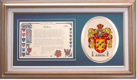 Amazon.com : Calderon Family Name History and Coat of Arms / Family ...