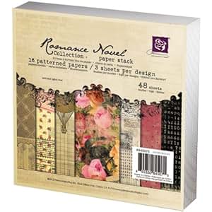 Amazon.com : Prima - Romance Novel Collection - 6 x 6 Paper Pad : Memo ...