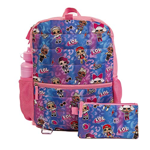 LOL Surprise Backpack Set for Girls 16 in. – 4 Pcs. w/ LOL Pencil Case ...