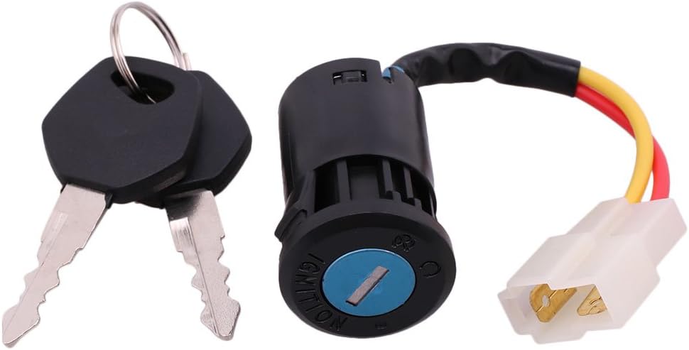 2 Wires Children Electric Car Ignition Key Switch Kid ATV Ride On Car ...