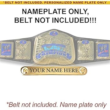 Amazon.com: Figures Toy Company Personalized Nameplate for Adult WWE ...