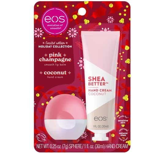 eos Limited Edition Holiday Collection- Pink Champagne Lip Balm ...