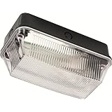 Greenbrook POLYP Bulkhead Light Fitting 100W BC (Black Base): Amazon.co.uk: Lighting