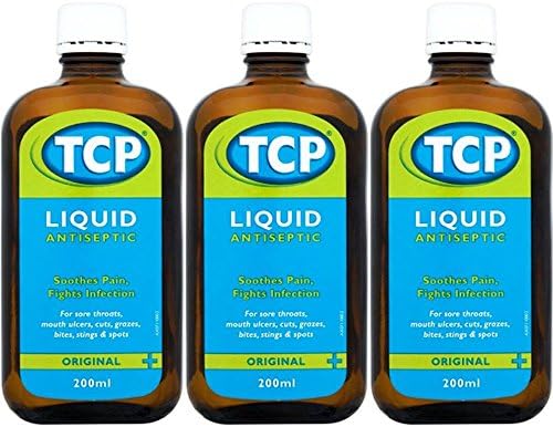 TCP Antiseptic Liquid 200ml x 3 Packs: Amazon.co.uk: Health & Personal Care