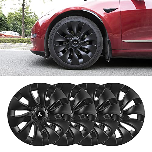 ThinSGO Tesla Model 3 18 Inch Hub Caps Model 3 Wheel Caps 18 Inch ...