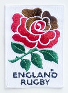 Canterbury ENGLAND RUGBY ROSE Iron on Sew on Embroidered Patch Badge ...