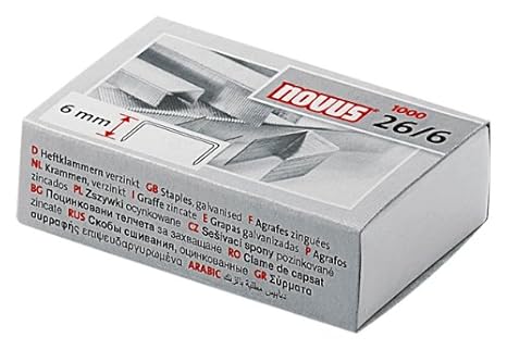Novus 26/6 Staples (Box of 1000): Amazon.co.uk: Office Products