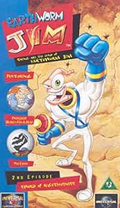 Amazon.com: Earthworm Jim [VHS] : Dan Castellaneta, Jeff Bennett, Jim ...