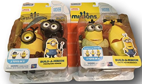 Buy Despicable Me Minions Deluxe Action Figure Build A Minion Pirate ...