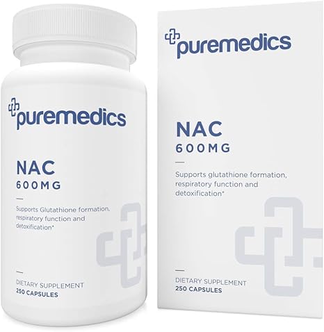 Amazon.com: PUREMEDICS NAC 600 mg (N-Acetylcysteine 600mg) - NAC ...