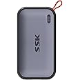 Amazon.com: SSK Portable SSD 2TB External Solid State Drives, up to 1050MB/s USB C SSD External ...