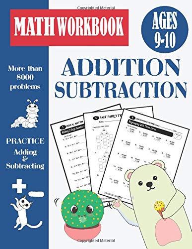 Math Addition And Subtraction Workbook Grade 4: Double Digit And Multi ...