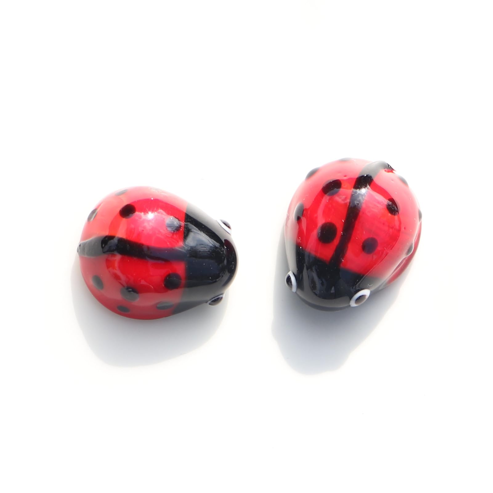 Crrezhai Crystal Ladybird Figurine Hand Blown Glass Ladybug Insect ...