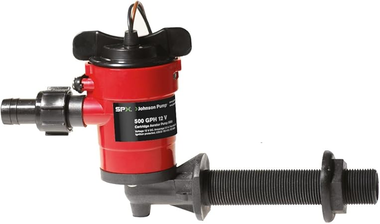 Amazon.com: Johnson Pump 38503 Aerator Pump 500 GPH 90°: Automotive