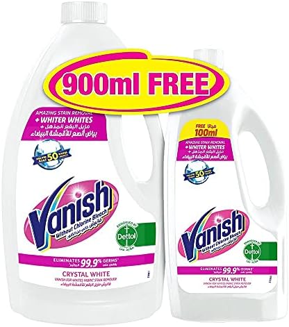 Harpic Vanish Crystal White Laundry Stain Remover Liquid for White ...